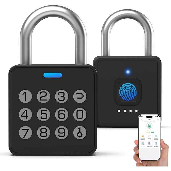Smart Digital Padlock/ RFID Bluetooth App Keyless Lock/ IP67 Waterproof ...
