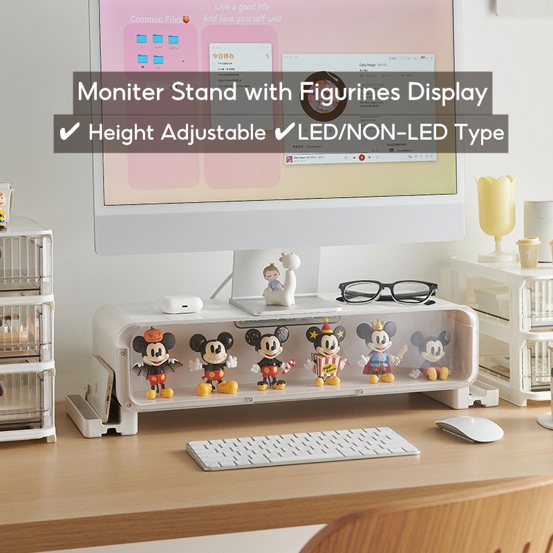 LED / NON LED Desktop Monitor Stand | Height Adjustable | Popmart ...