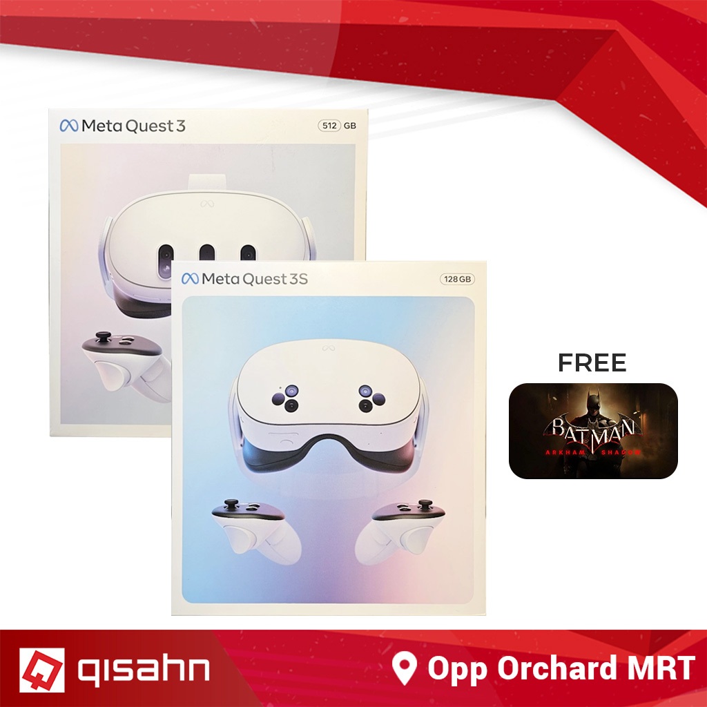 Meta Quest 3 3S Mixed Reality VR Headset w/ Free Batman Arkham Shadow ...