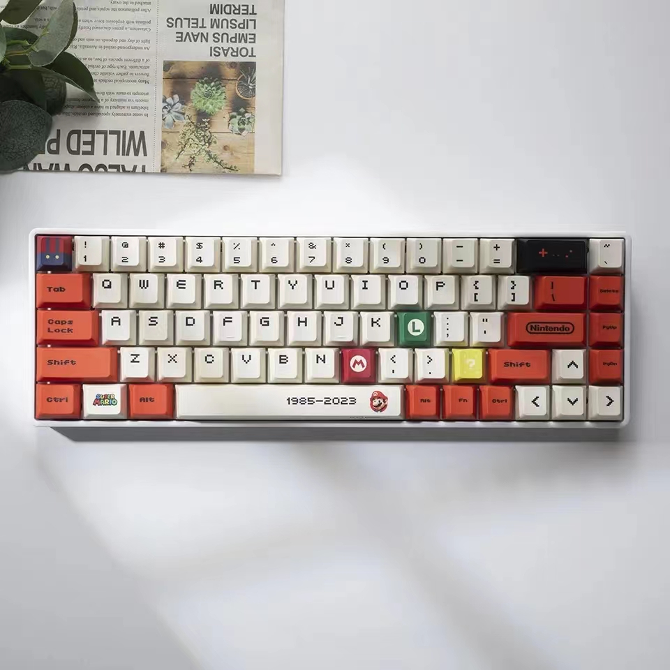 Super Mario Keycaps PBT Keycap Dye Sublimation Printing Mechanical ...