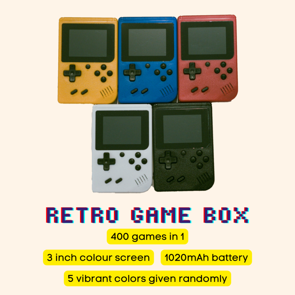 Retro Handheld Game Console (5 RANDOM colours) | Shopee Singapore