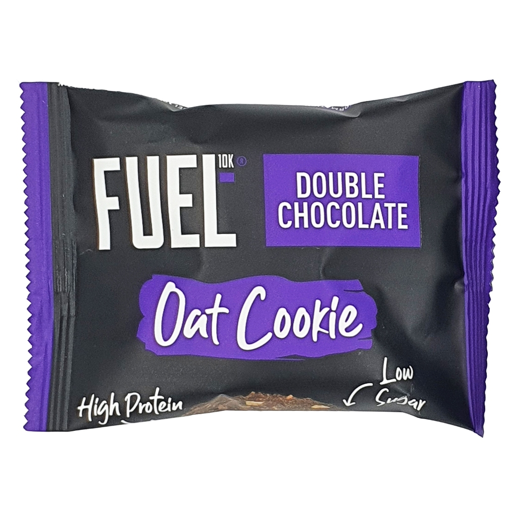 FUEL10K Vegan Double Chocolate High Protein Oat Cookie 50g [AMBIENT ...