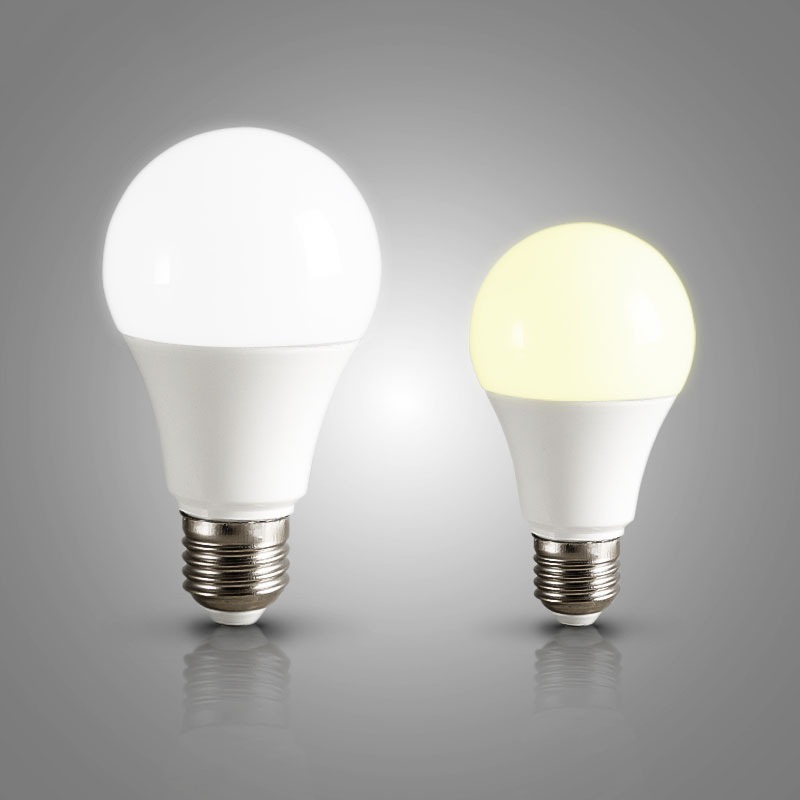 LED bulb high display plastic wrapped aluminum E27 large screw mouth ...