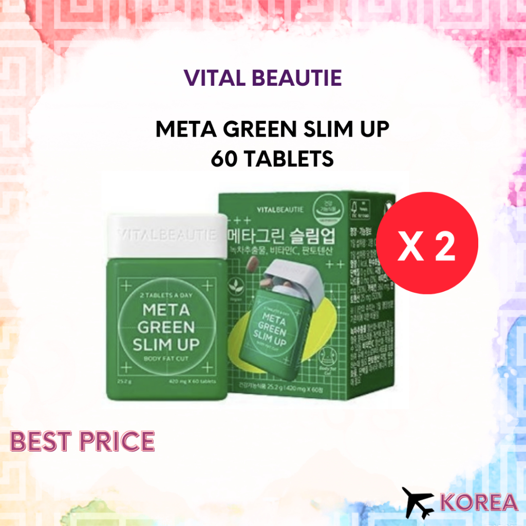 [VITAL BEAUTIE] New Meta Green Slim UP Body Fat Control 120 tablets ...