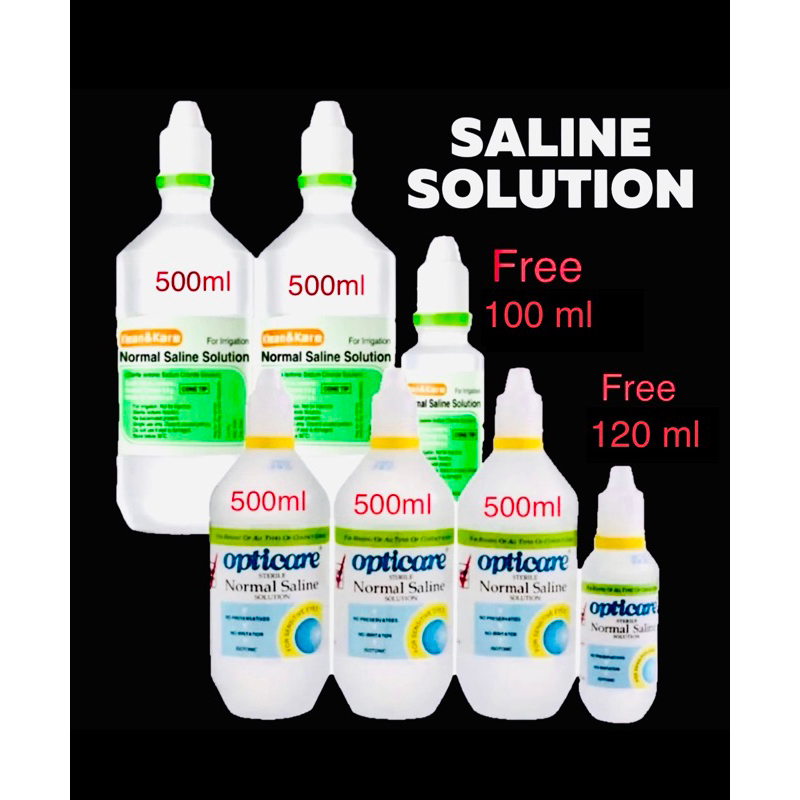 Exp : 02/2030 Klean & Kare Normal Saline Solution/ Opticare saline set ...