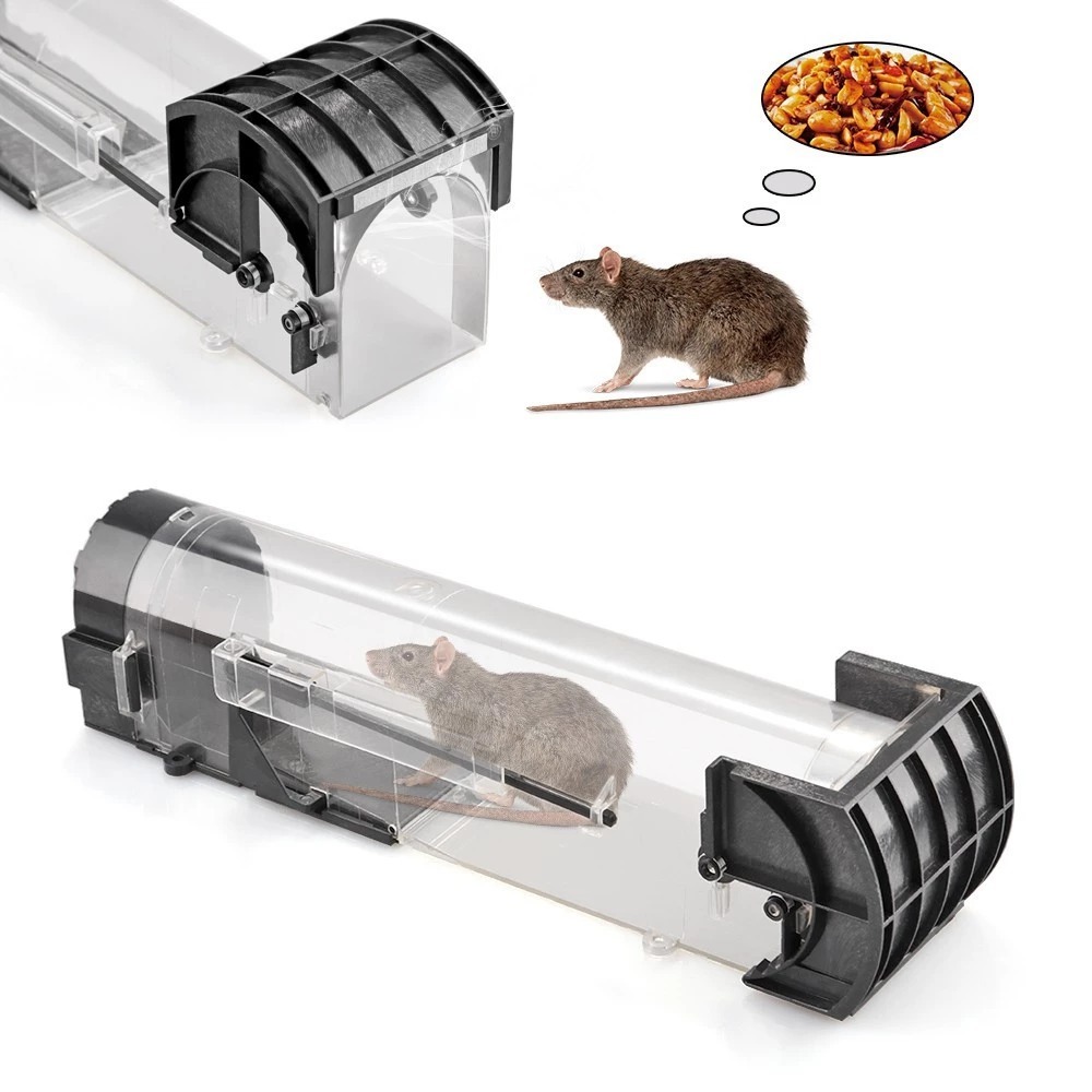 Reusable Smart Mouse Trap Rat Rodents Cage Box Perangkap Tikus ...