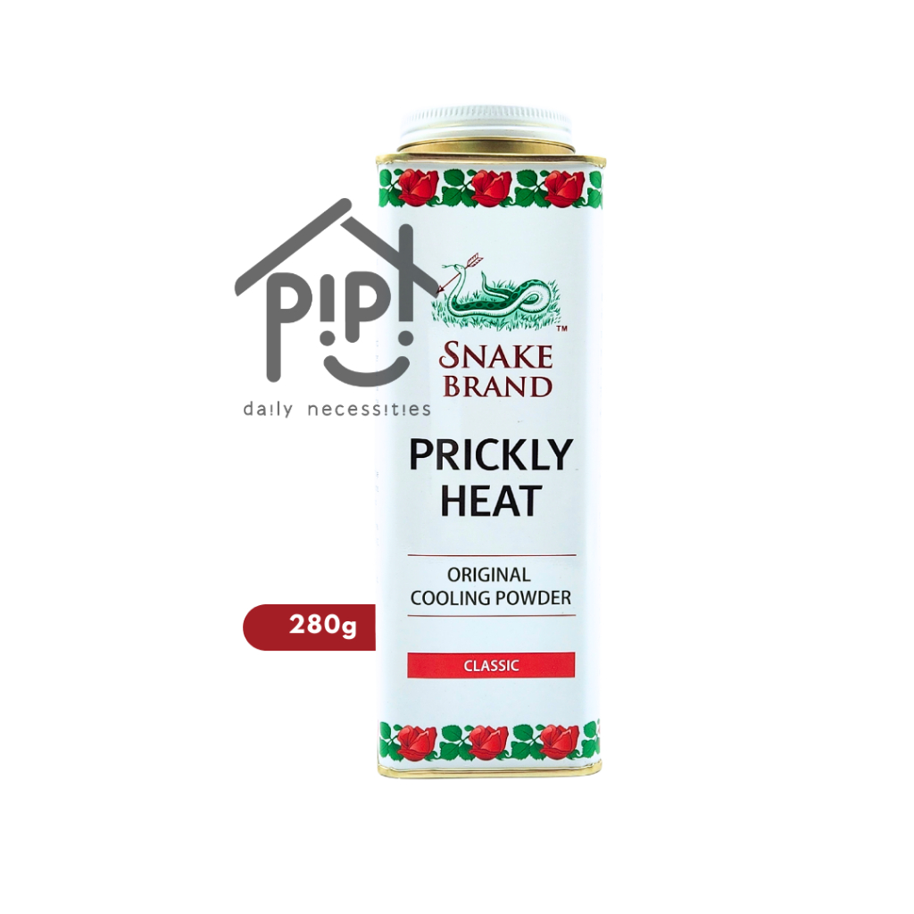Snake Brand Prickly Heat Cooling Powder Classic Red 280g | Shopee Singapore
