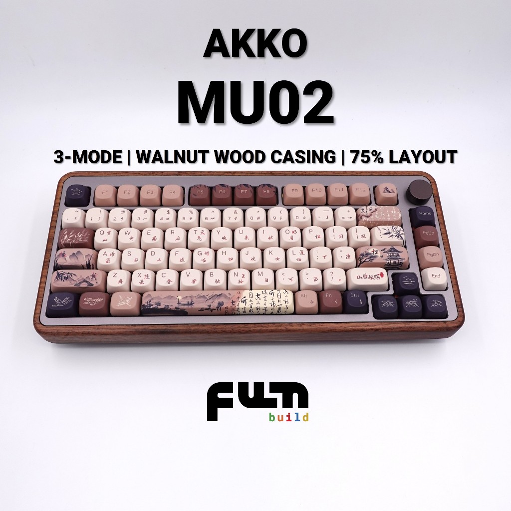 AKKO MU02 Mechanical Keyboard Fully Built Ready to Use Out of the Box ...