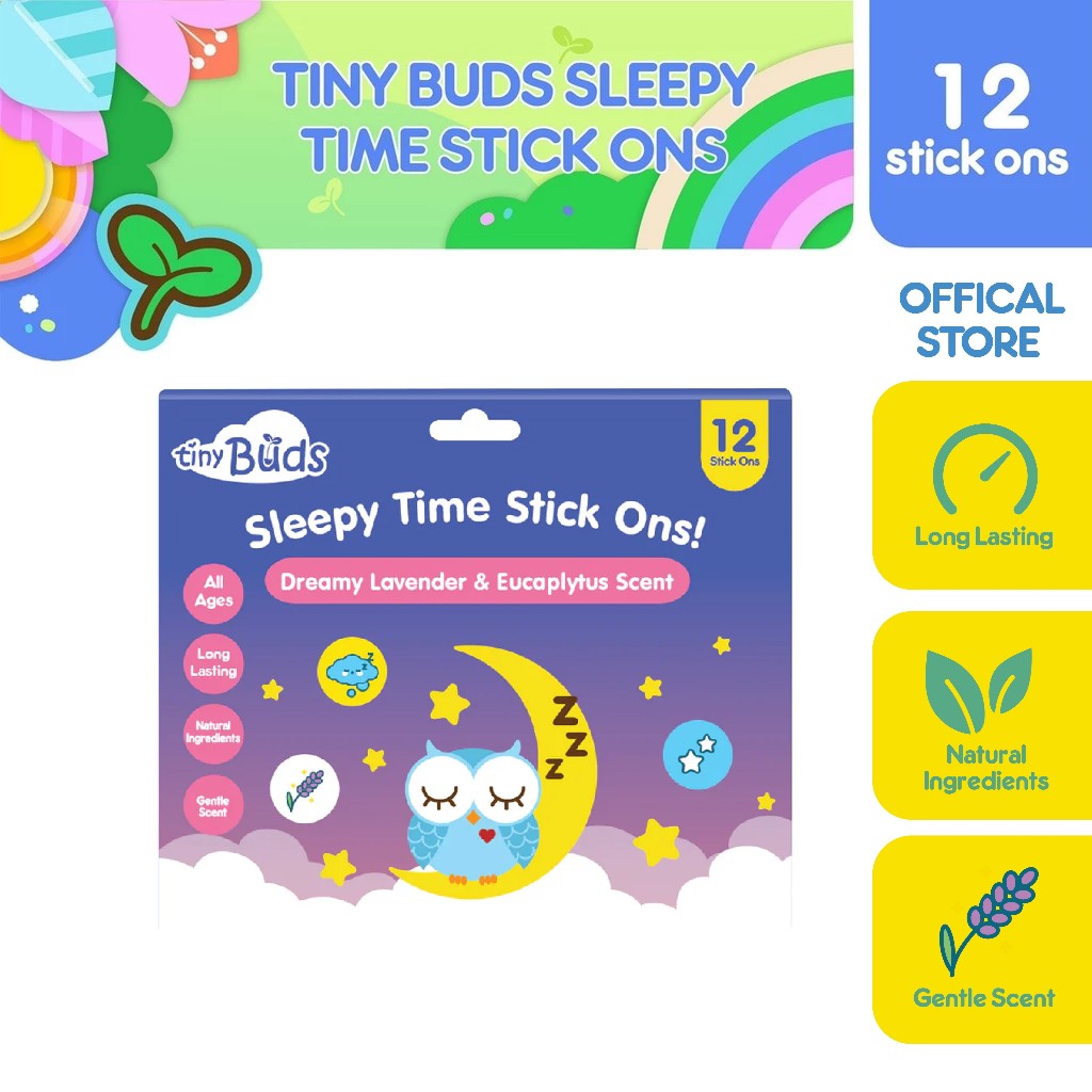 Tiny Buds Sleepy Time Stick Ons (pack of 12s) | Shopee Singapore
