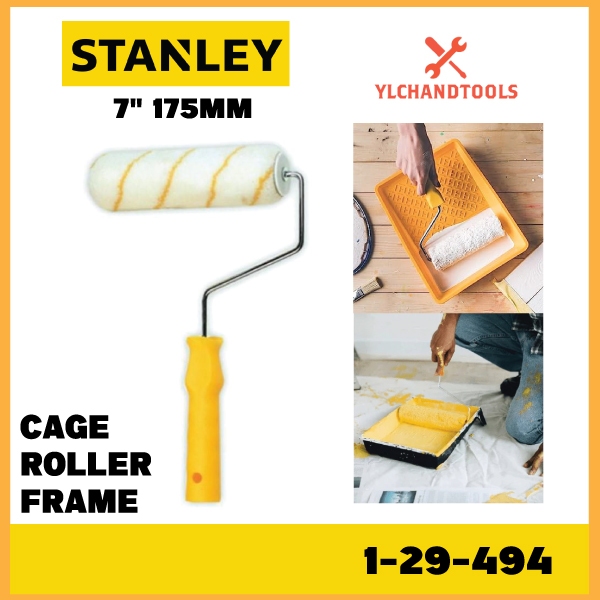 STANLEY 7" PAINT ROLLER CAGE ROLLER FRAME 100% ORIGINAL | Shopee Singapore