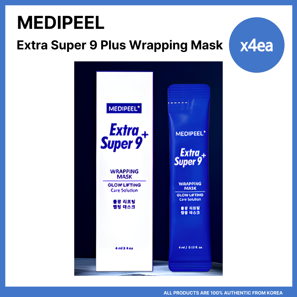 MEDIPEEL Extra Super 9 Plus Wrapping Mask – Glow Lifting Care | 4ml x ...