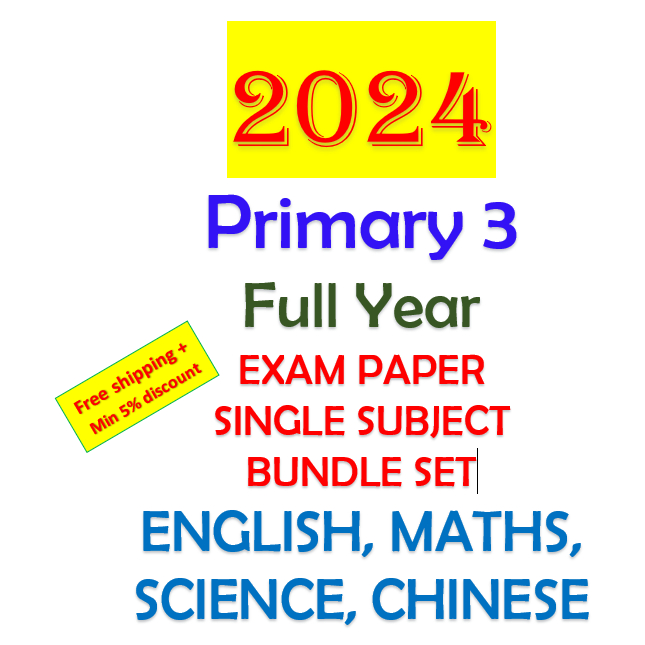 ☀️Ready Stock☀️2024 Primary 3 Top School Exam Paper (Hard Copy, Stapled ...