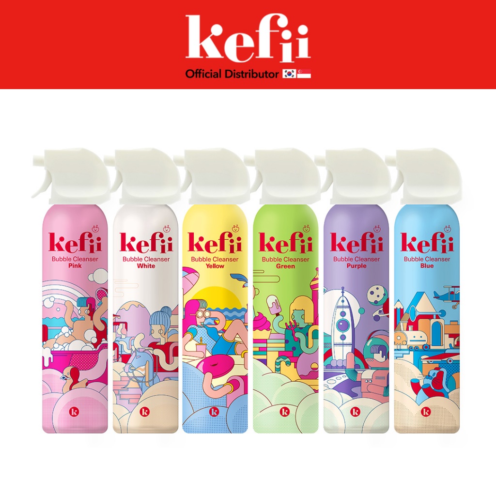 Kefii - Bubble Cleanser Bundle of 6 / Gift Set | Kids bath | Bathtime ...