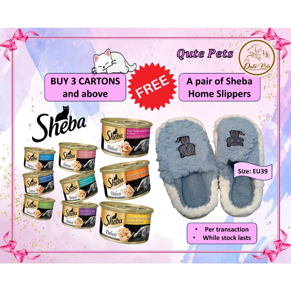 [🔥FREE GIFT🔥per transaction/ Bundle of 24 Cans] Sheba Deluxe Series Wet ...