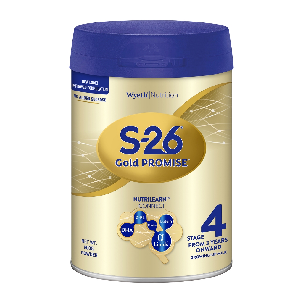 Wyeth Nutrition S-26 Gold Promise Stage 4 Growing Up Milk Formula (900g ...