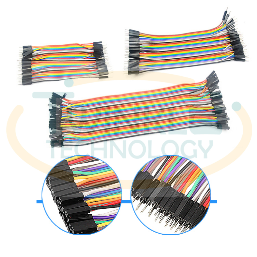 Male Female 40 Pin Jumper Wire Breadboard 40pin Dupont Cable | Shopee ...