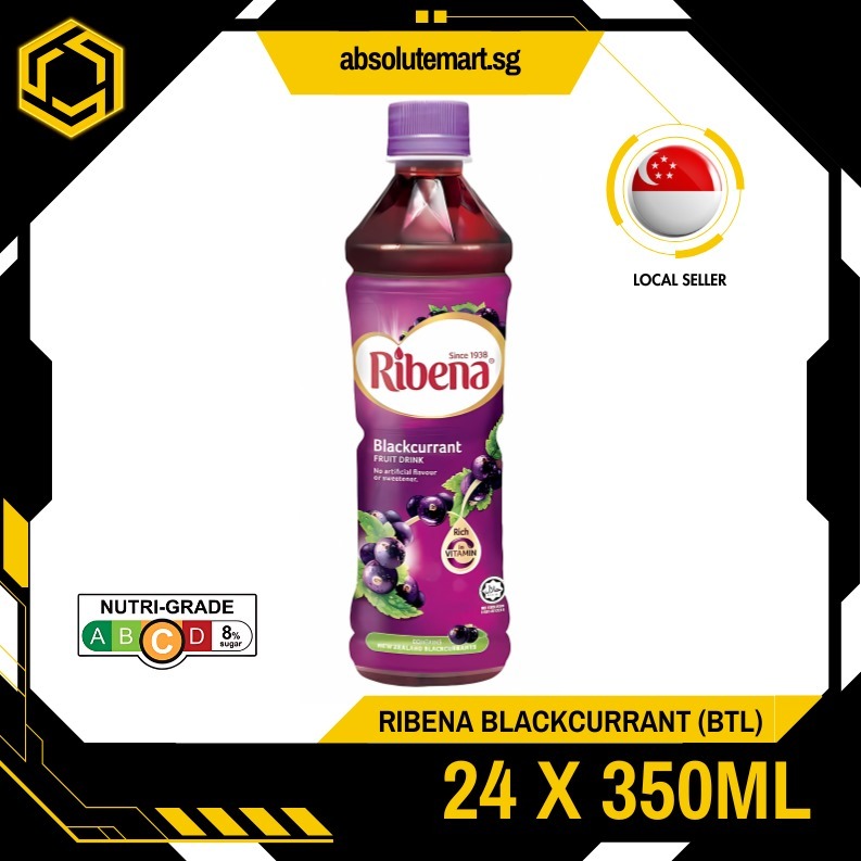 RIBENA Blackcurrant 350ML X 24 (BOTTLE) | Shopee Singapore