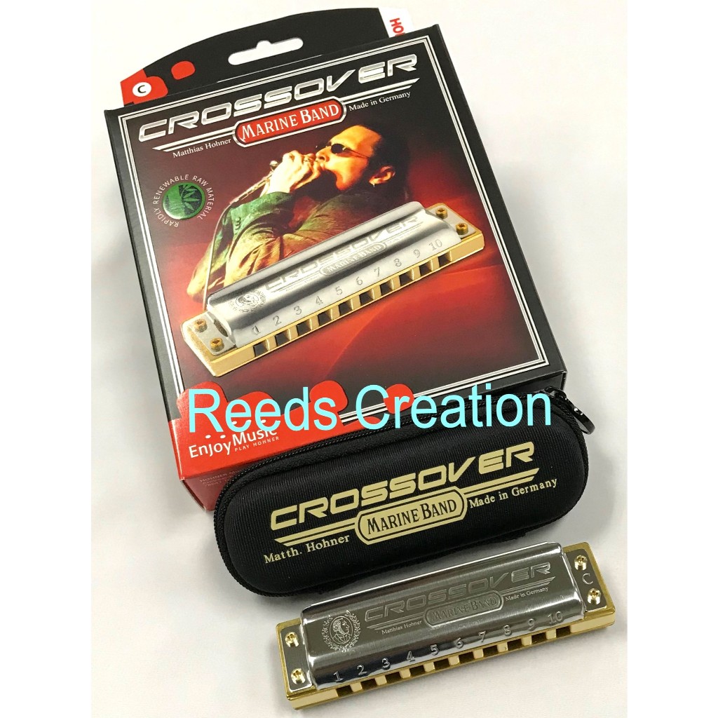 Hohner Harmonica Marine Band Crossover. Made in Germany | Shopee Singapore