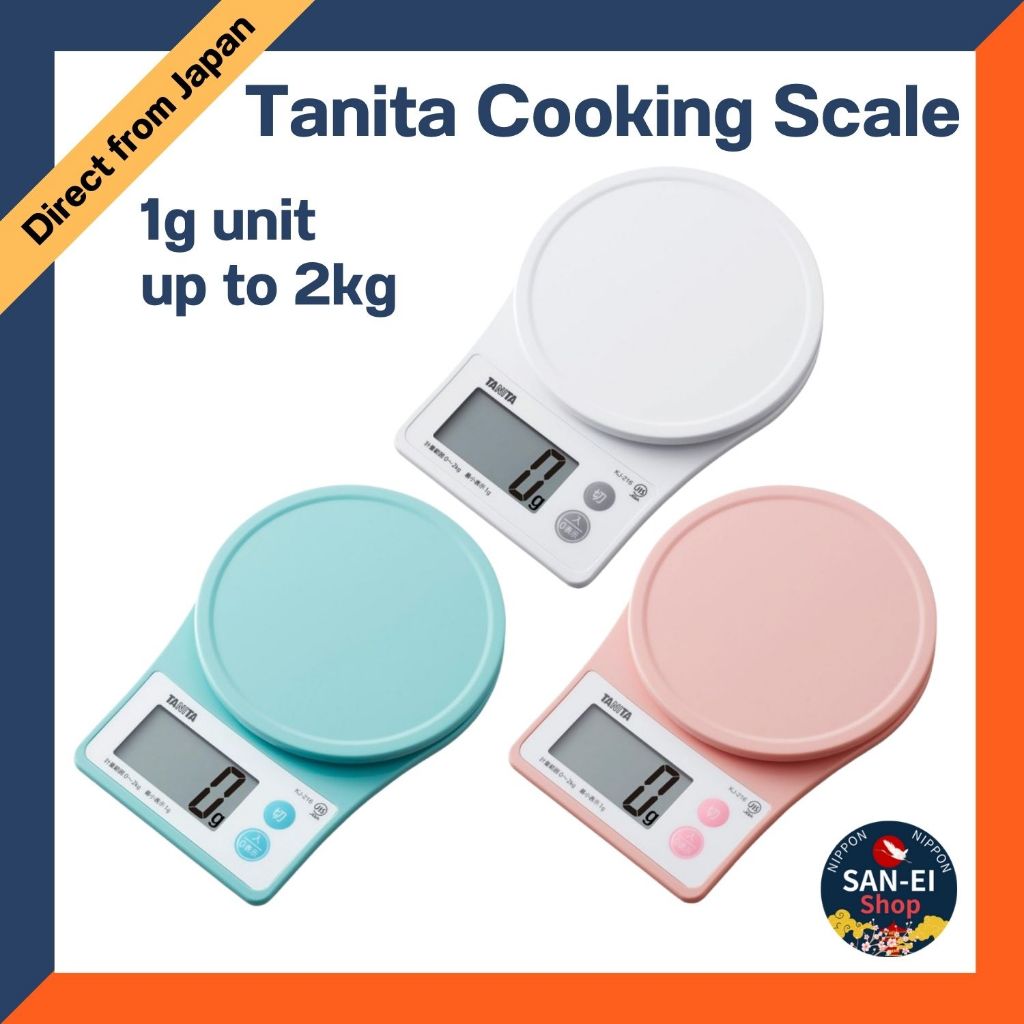 Tanita Cooking Scale White / Blue / Pink Kitchen Scale Digital 2kg 1g ...