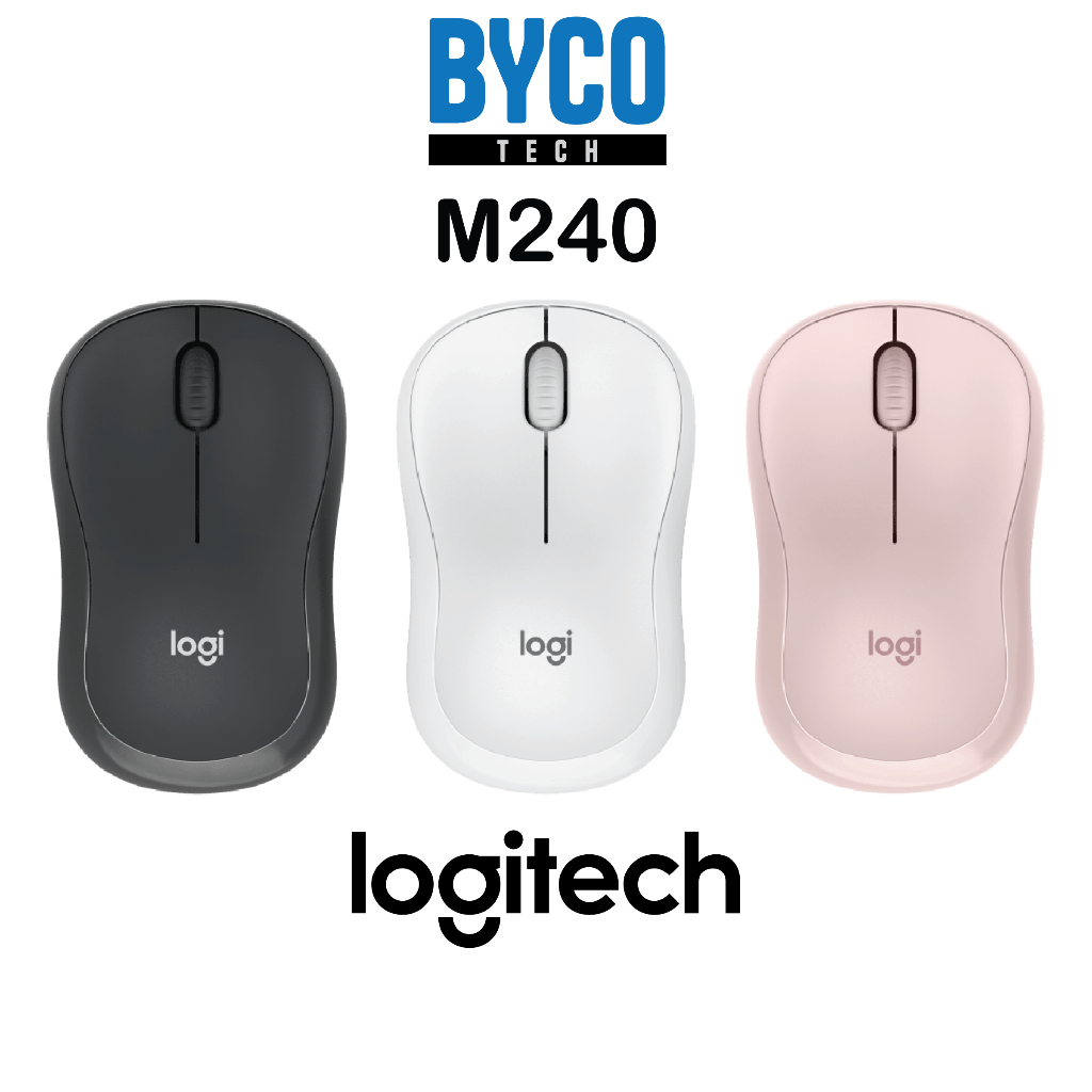 Logitech M240 Silent Wireless Bluetooth Mouse | Comfortable | Portable ...