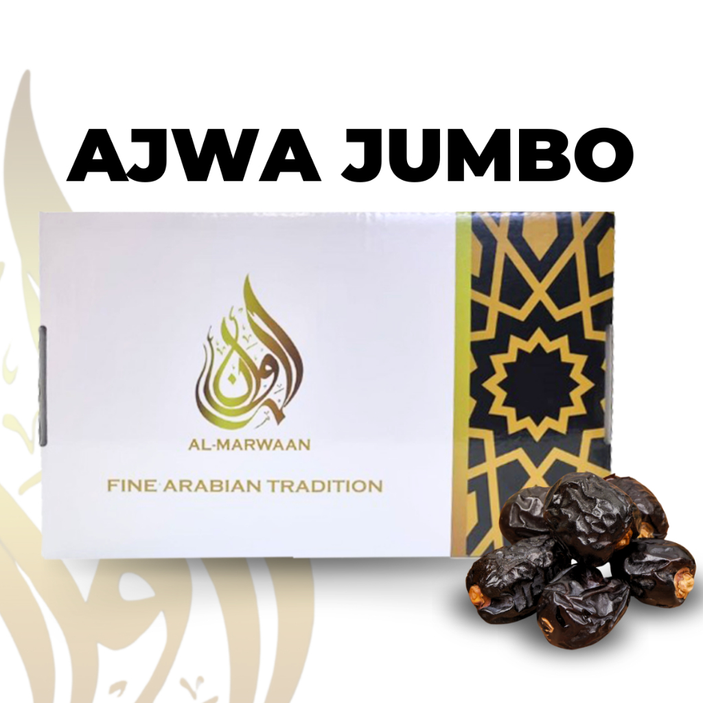 Al Marwaan Kurma Dates Ajwa Jumbo 1KG Pack Box | Shopee Singapore
