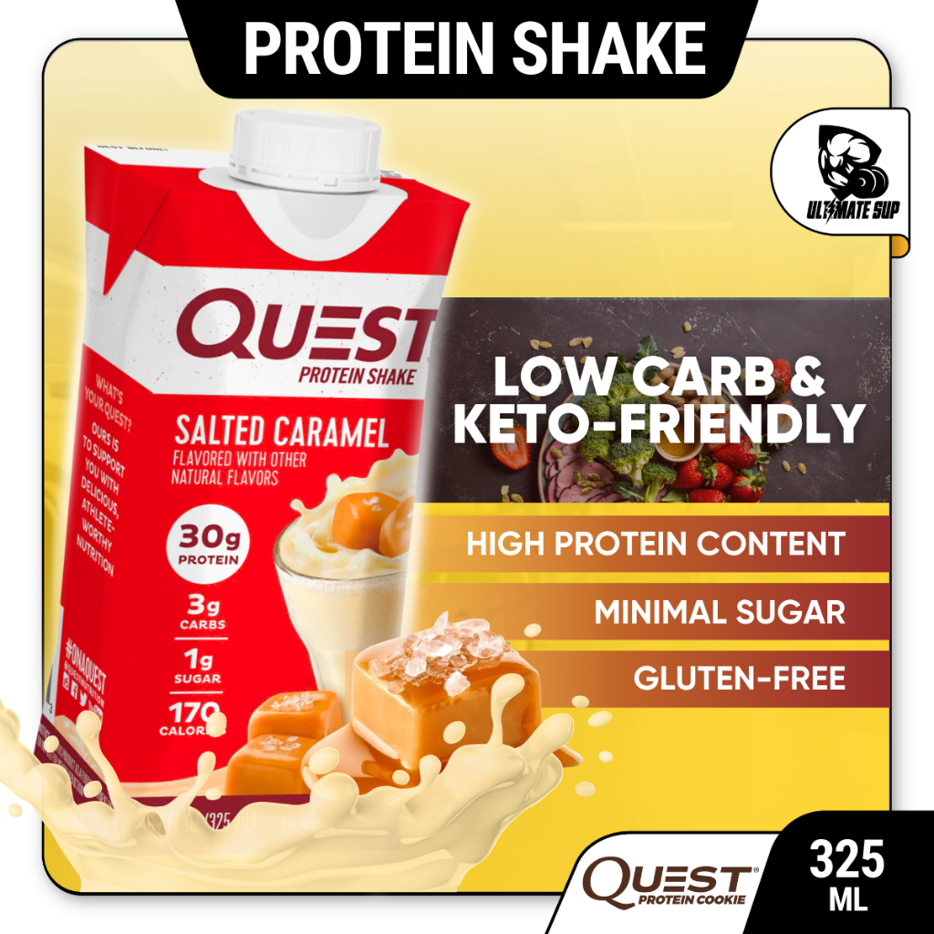 Quest Protein Shake, Ready to Drink, High Protein, Low Carb, Gluten ...