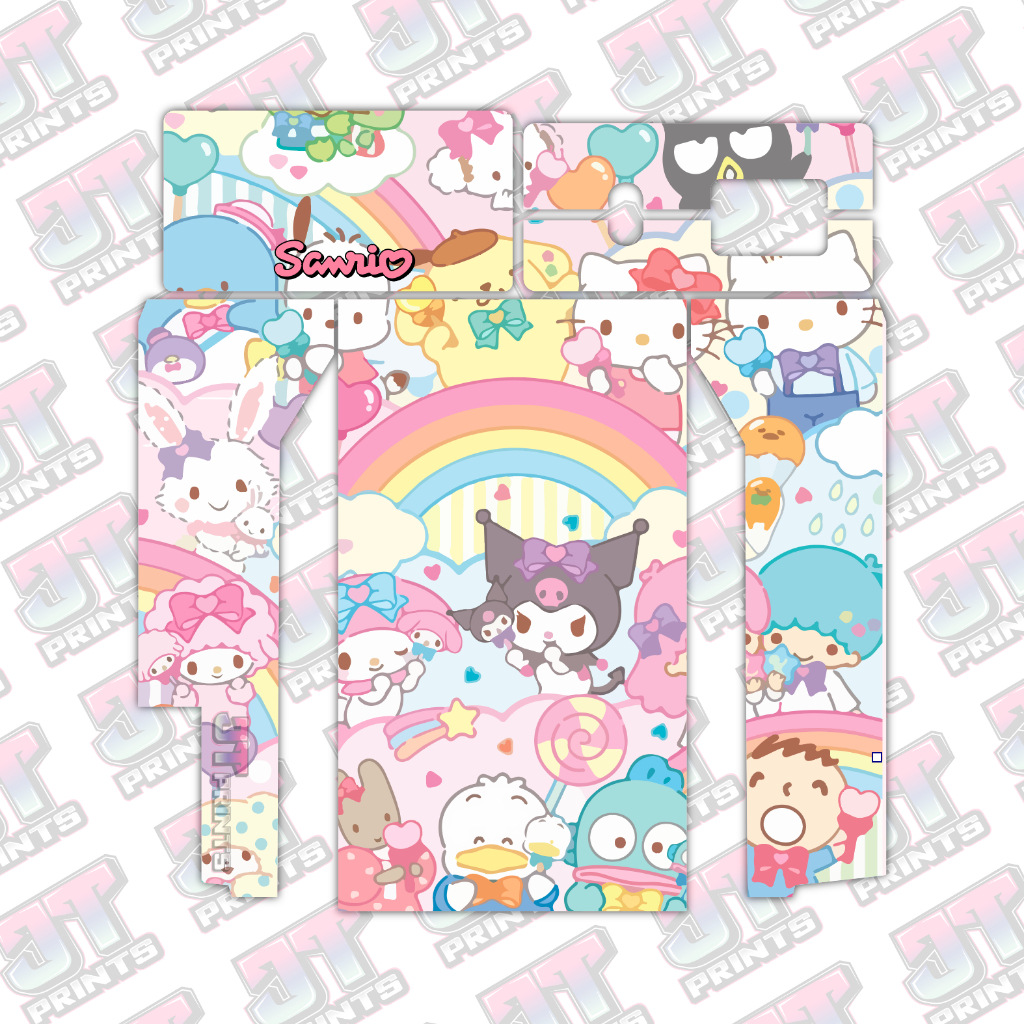 Sanrio Motorcycle Motorbike IU OBU Decal Sticker Waterproof UV Durable ...