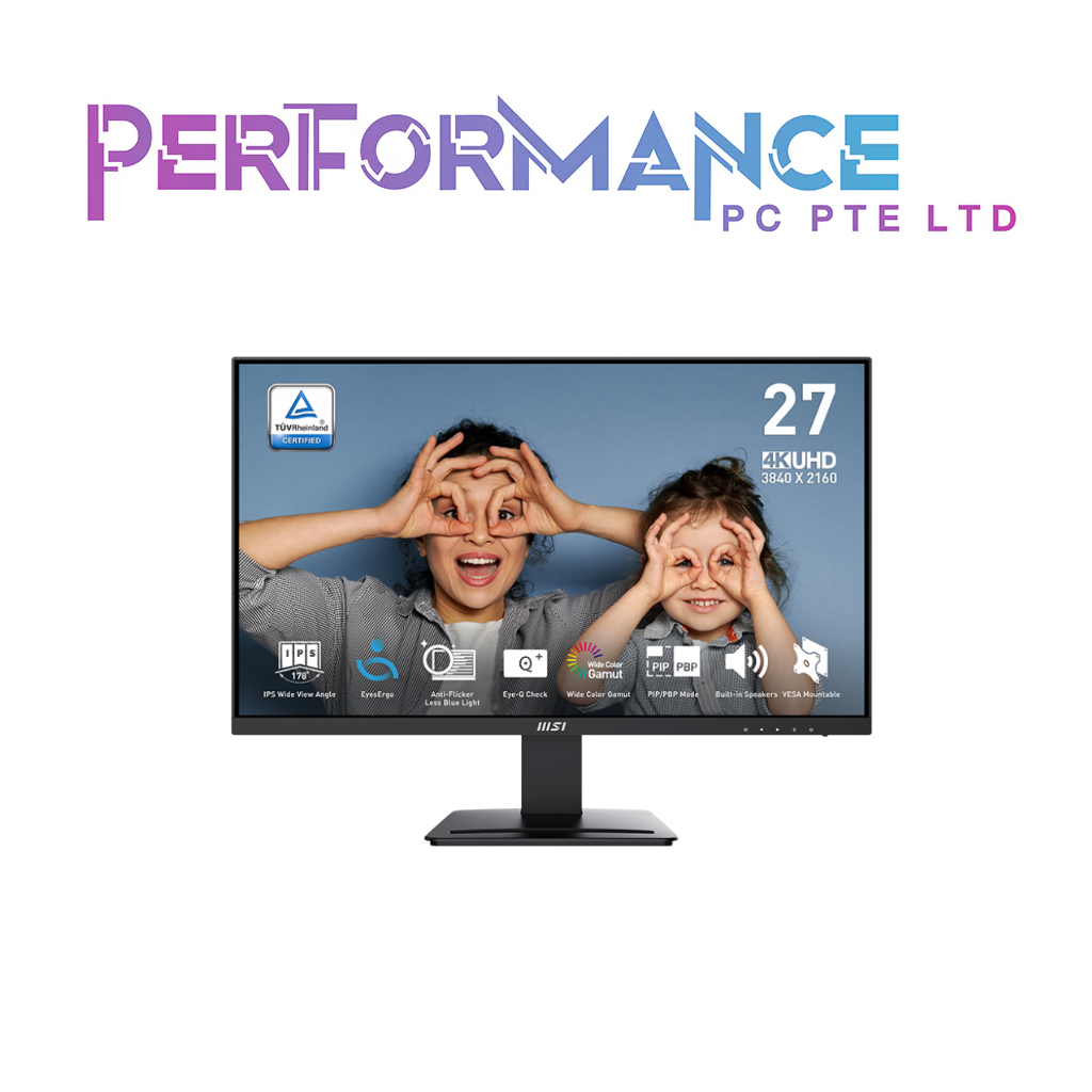 MSI Pro MP273U 27'' 4K UHD Business & Productivity Monitor | 60HZ REFRESH RATE | IPS PANEL (3 ...