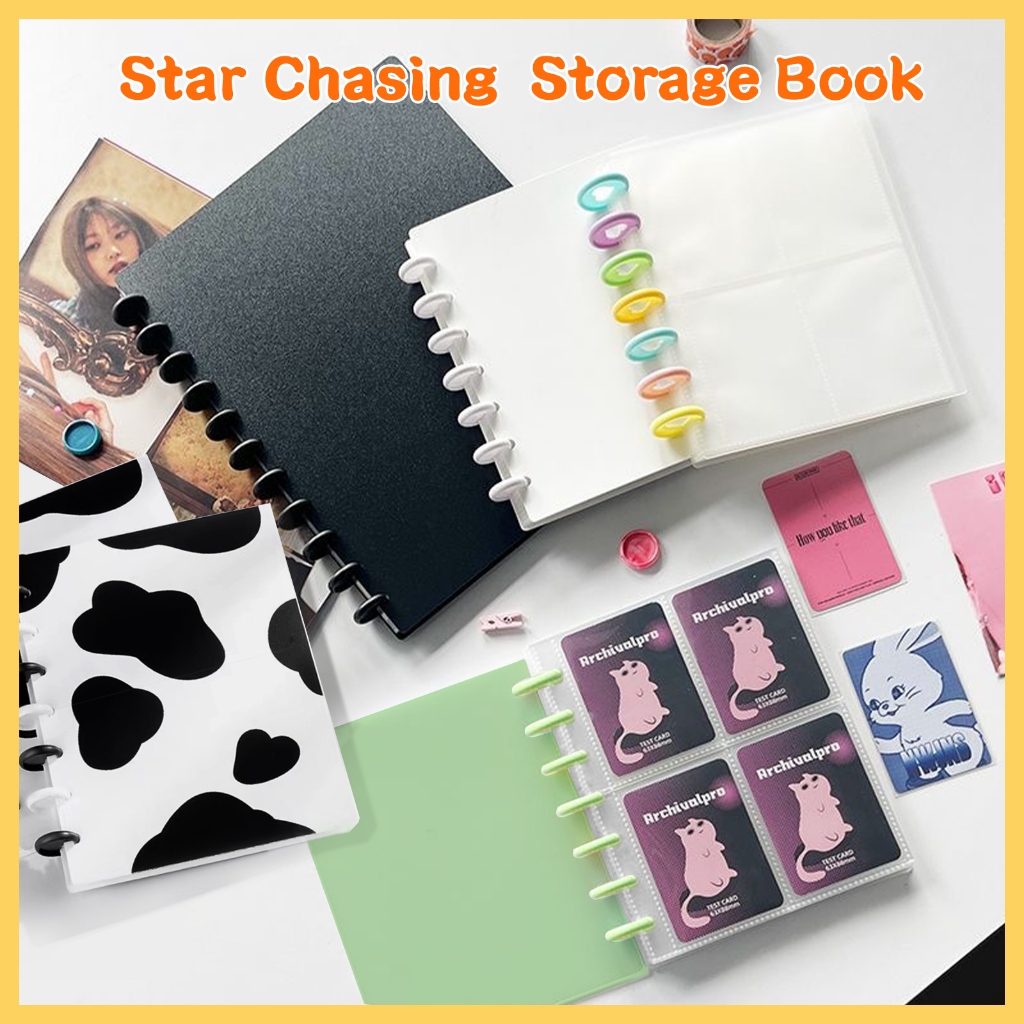 SG Photocard Binder Album 3 Inch 4-Grid 9-Grid A4 Storage Book with ...