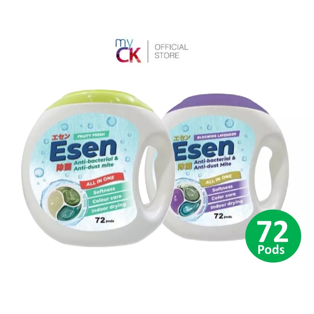Esen Laundry Capsules All-in-1 Fruity Fresh / Lavender (72 pods ...