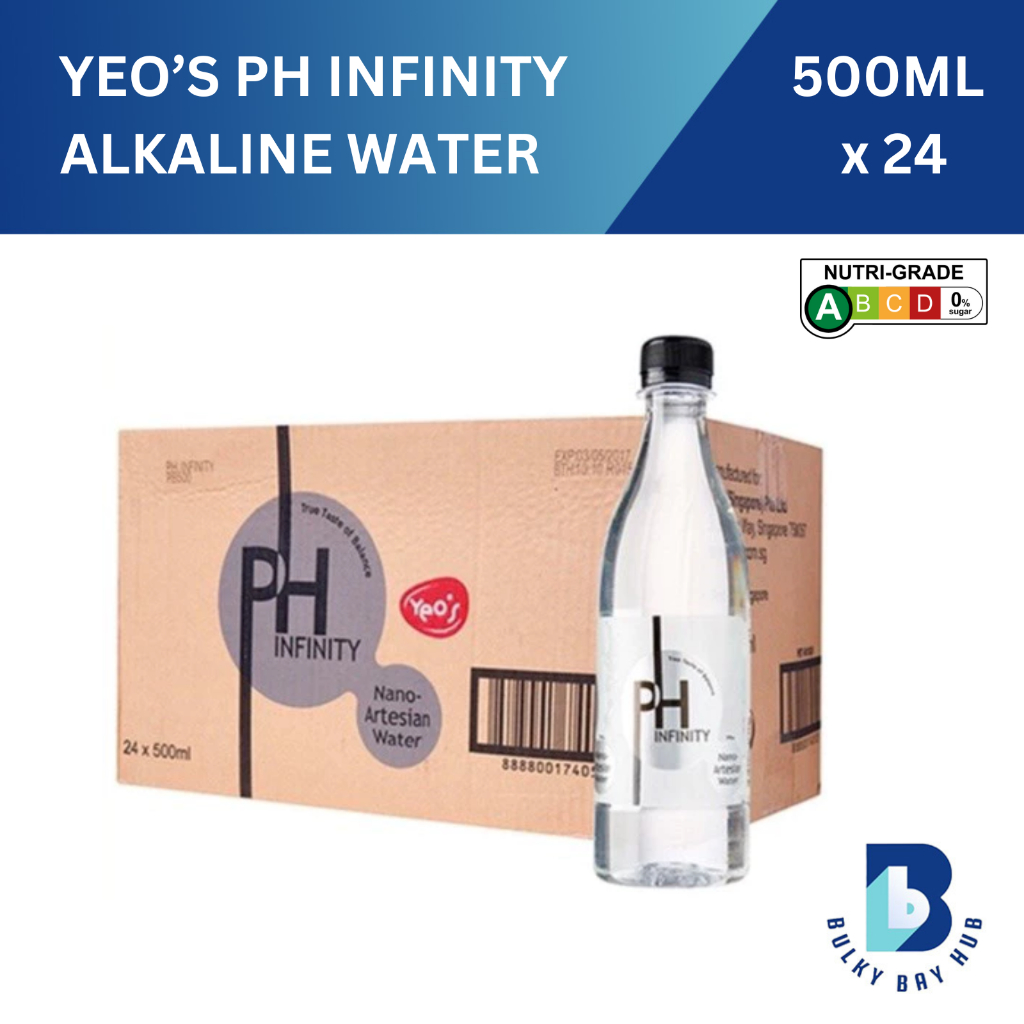 [Carton Deal] Yeo's Ph Infinity Alkaline Water 500ml x24 | Shopee Singapore