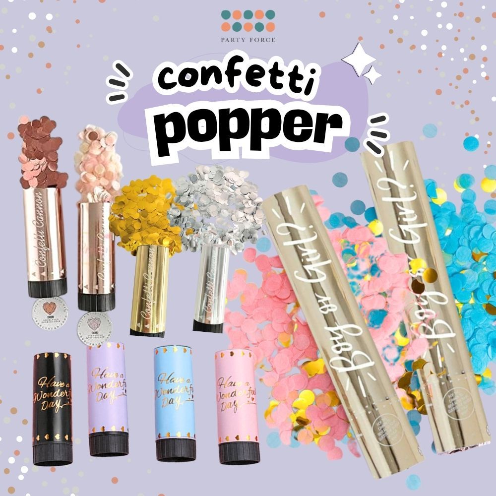 [SG Instock] Confetti Popper Large Confetti Cannon Birthday Wedding ...