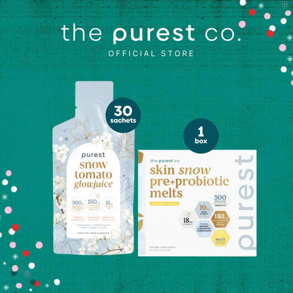 Purest Co Brighten & Lighten Pair: Snow Tomato Glowjuice + Skin Snow ...