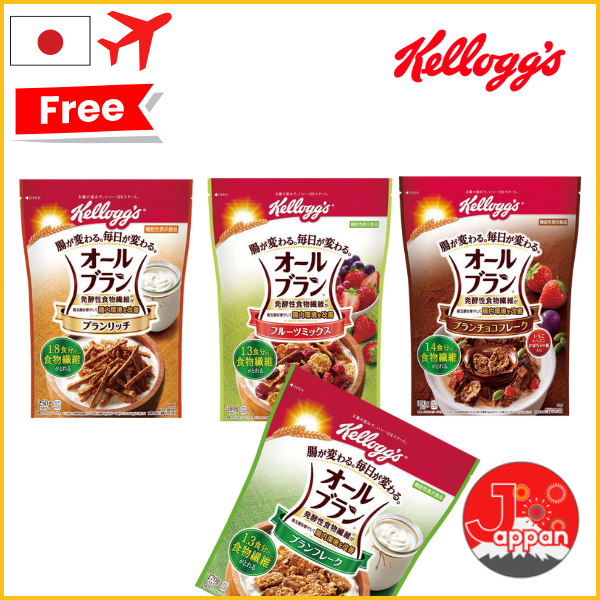 【In stock】kelloggs,All Bran/250,380,270,350g/Fruit,Chocolate Flakes ...