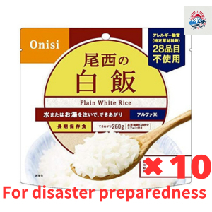 Onishi Foods Alpha Rice White Rice 100g x 10 pieces【Direct from japan】 | Shopee Singapore