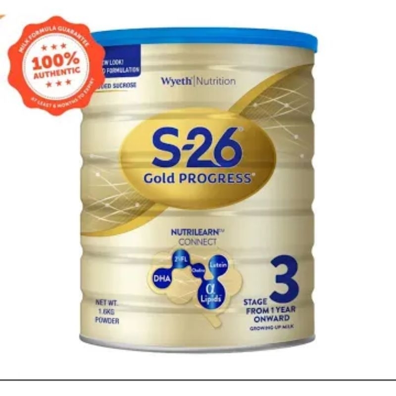 S-26 Progress Gold Stage 3 1.6kg(2 tin bundle) | Shopee Singapore