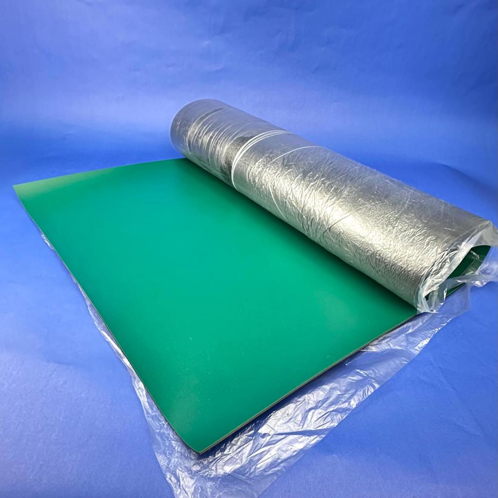 Anti-Static ESD Mat Roll, Green, High-Temp Rubber for Electronics ...