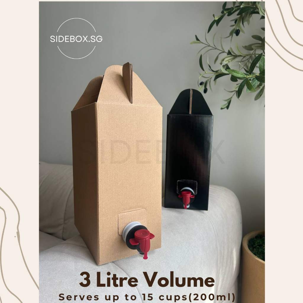 3L Disposable Beverage Dispenser Cardboard Container Box with thermal ...