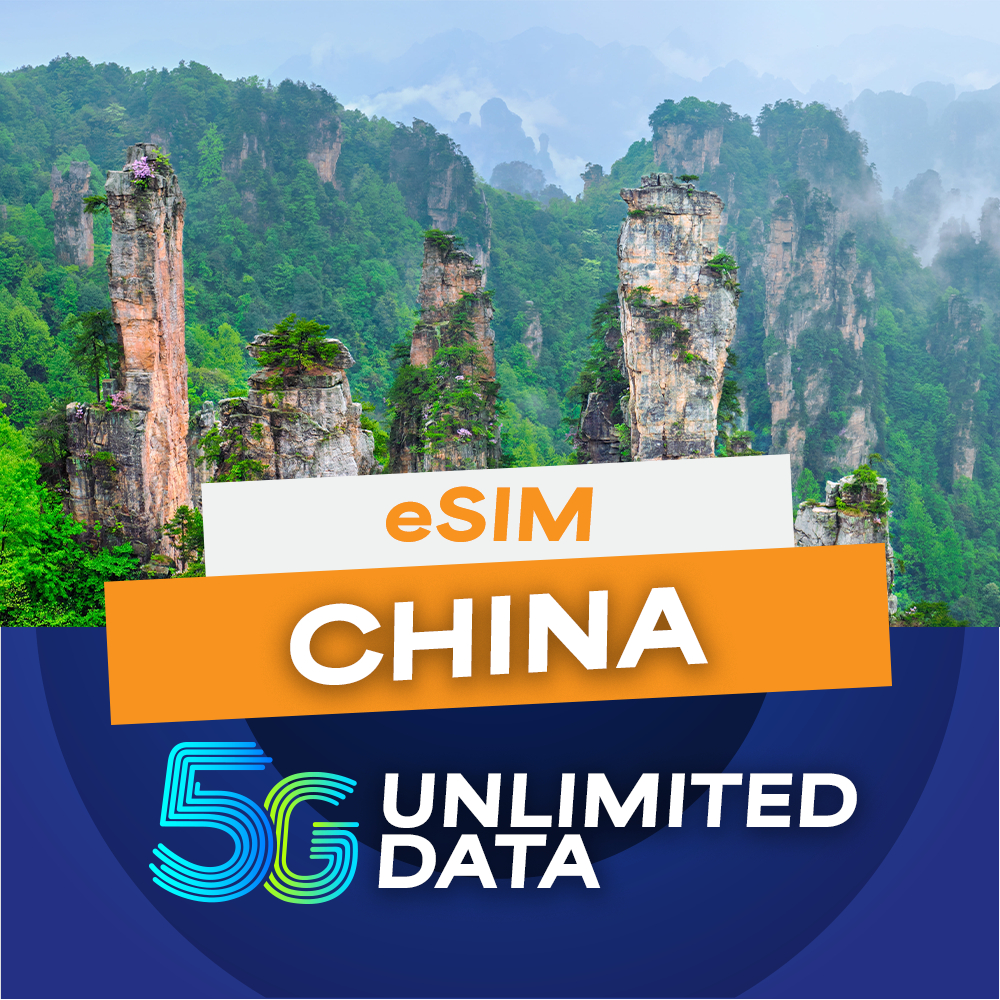 5G Esim - Unlimited China Data Sim Card 1/3/5/8/10 GB | Shopee Singapore