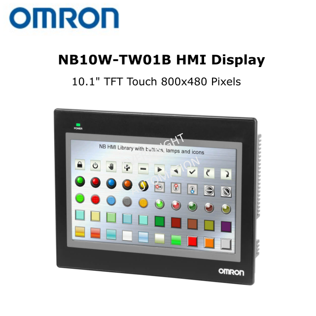 Omron NB10W-TW01B Touch Screen HMI Display 10.1" TFT 800x480 Pixels ...