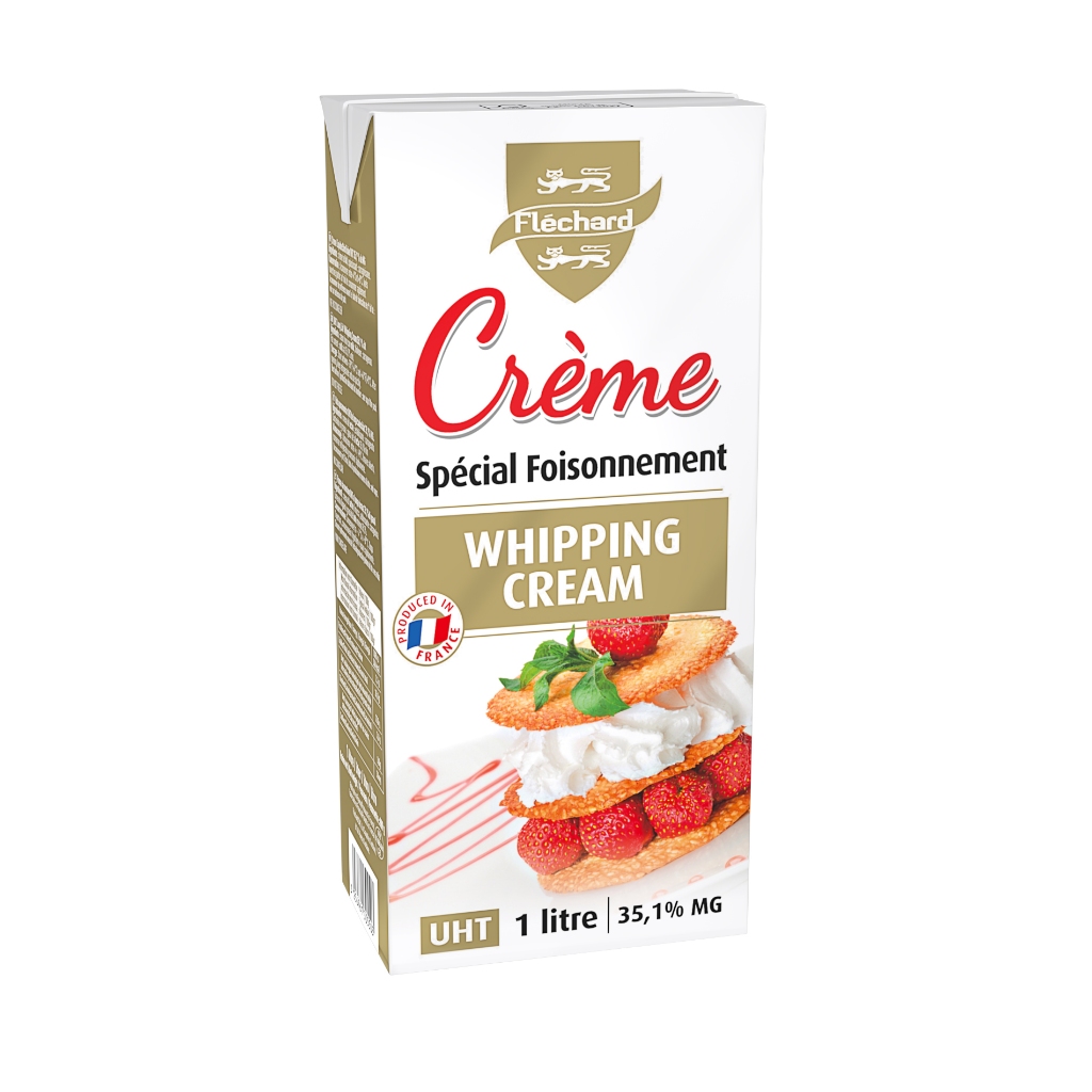 Flechard Whipping Cream Dairy 35% UHT 1L (Carton x 6packets) | Shopee ...