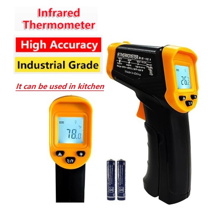 [SG Ready Stock] High Accuracy Industrial Infrared Food Thermometer ...