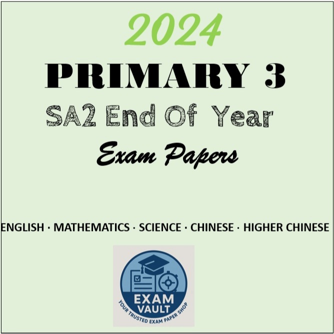 2024 Primary 3 Top School Past Year Exam Papers | P3 SA2 Only | PSLE ...