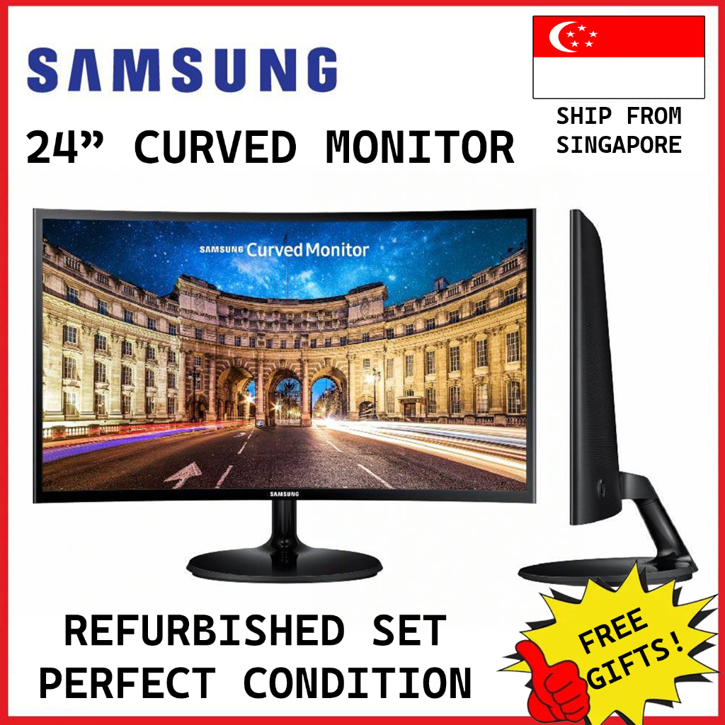 [REFURBISH] SAMSUNG 24-inch Curved LED FHD 1080p Gaming Monitor 60Hz ...