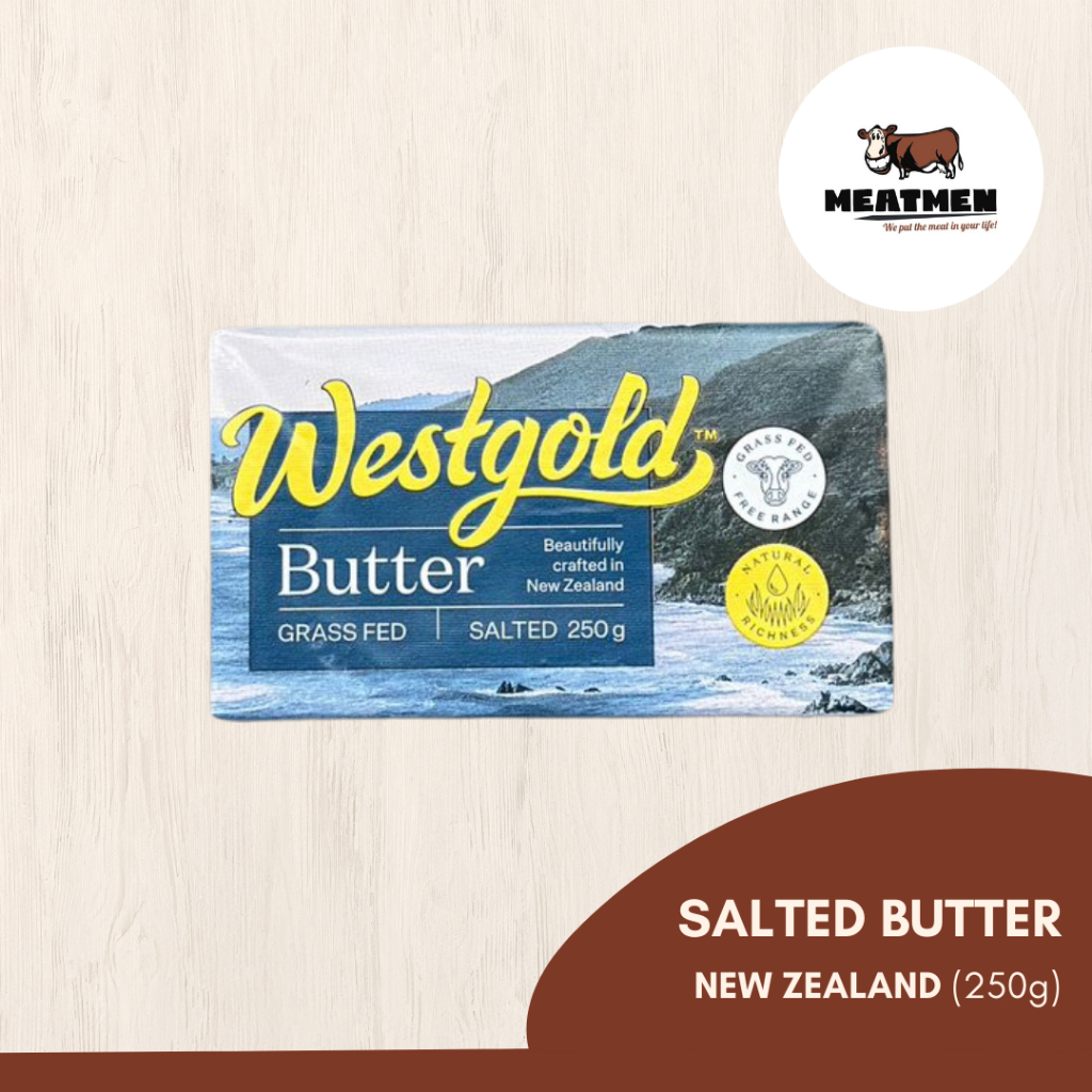 WESTGOLD GRASS FED SALTED BUTTER 250G | Shopee Singapore