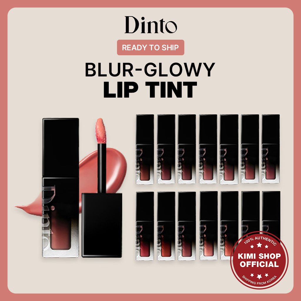 [DINTO] Blur Glowy Lip Tint 39colors Cheek Special Set | Shopee Singapore