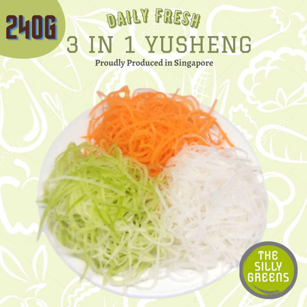 The Silly Greens CNY Yusheng 3 In 1 Shredded 240g (Carrot, White Radish ...