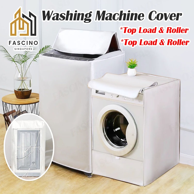 【SG】5-15kg Top Load Washing Machine Cover Roller Dust Proof Front Load Washer Dryer Cover ...