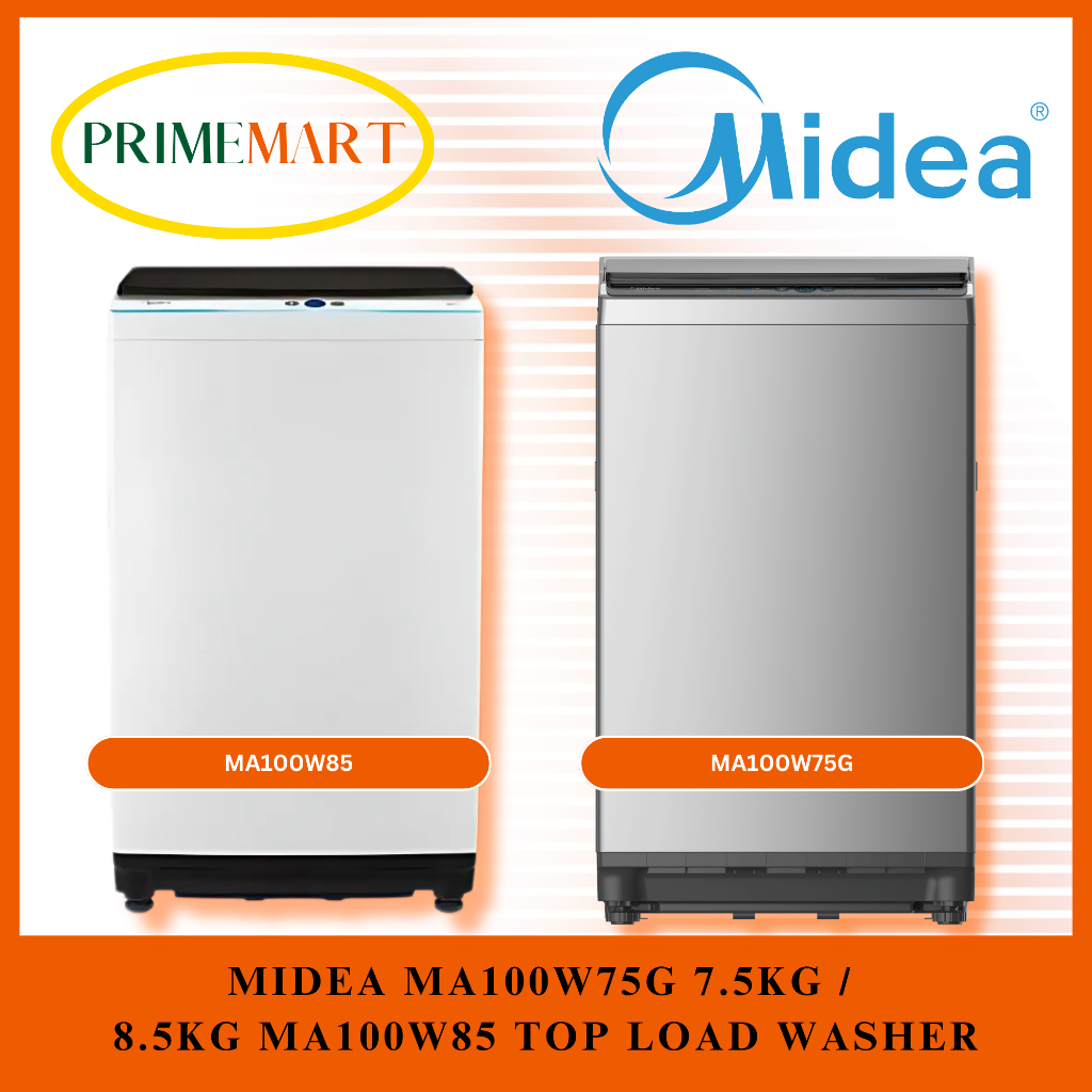 MIDEA 7.5KG MA100W75G / 8.5KG MA100W85 TOP LOAD WASHING MACHINE - 2 ...