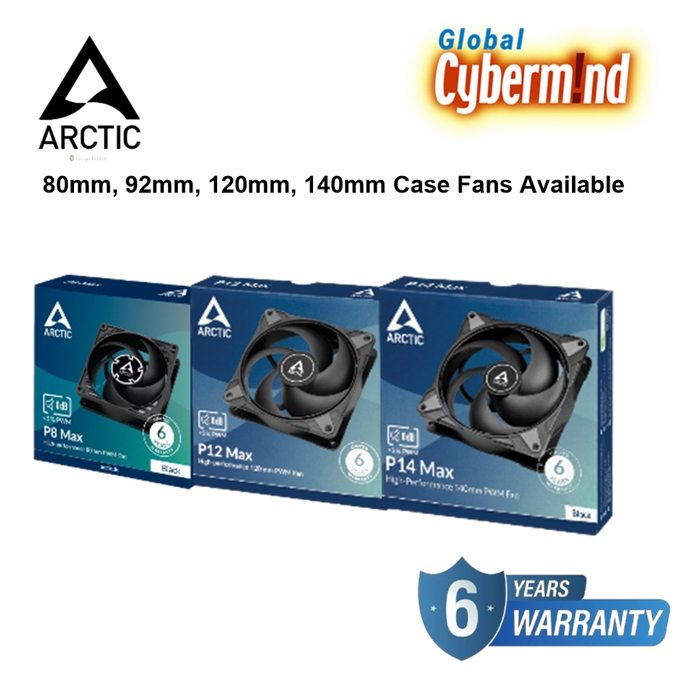 ARCTIC F8 / P8 MAX / F9 PWM / F12 PWM /p12 max / P12 SLIM PWM PST / P12 ...